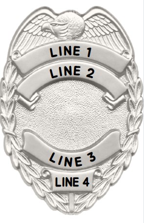 Blackinton B296 Badge - Silver, Levinson's Uniforms