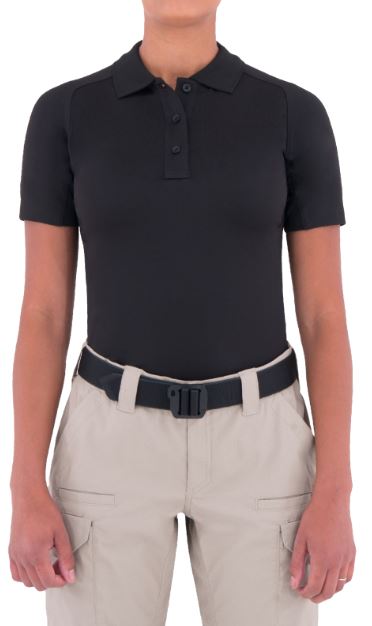 First Tactical Womens Performance Polo - Black, Levinson's Uniforms