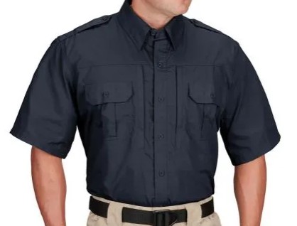 Propper Men's Tactical Shirt Short Sleeve - Navy, Levinson's Uniforms